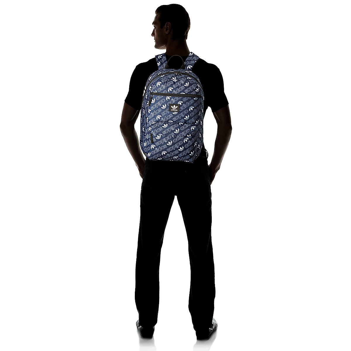 adidas Originals National Backpack, Onix Jersey/Black, One Size