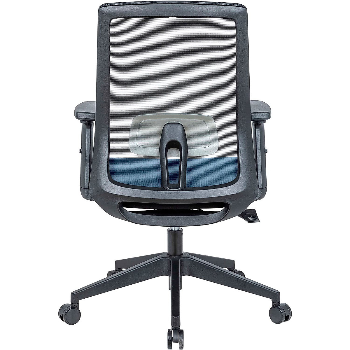 Global Industrial Mesh Task Chair with Seat Slider, Fabric, Ocean Blue