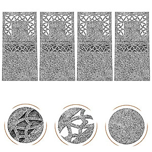 4pcs Christmas Style Desktop Cutlery Bags Decorative Cutlery Holding Pouches Decor for Celebration Party