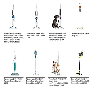 10PK Amyehouse Replacement Pads Compatible with Bissell Powerfresh Steam Mop 1940 1440 1806 1544 2075 2685 Series 19401 19404 19409 1940A 1940F 1940N 1940T 1940Q 1940W B0006 15441 15443 2181 2814