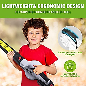 BQYPOWER Leaf Blower Cordless with Battery and Charger, 20V Handheld Electric Leaf Blower for Lawn Care, Variable-Speed, Lightweight Battery Powered Leaf Blower for Snow Blowing & Yard Cleaning