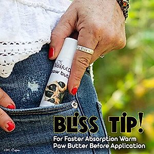The Blissful Dog Paw Butter for Your Dog's Rough and Dry Paws, 3-Ounce