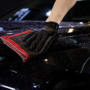 SGCB Magic Moya Clay Bar Towel, Super Powerful Volcanic Mud Clay Microfiber Claying Bar Towel Fine Grade Nano Clay Bar Cloth Surface Pre Auto Detailing Quick Eliminating Boned Contaminants