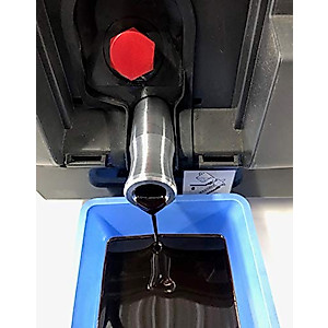 GenExhaust Compatible with Honda EU3000iS Generator - Non-Anodized NO Mess Oil Drain Tube