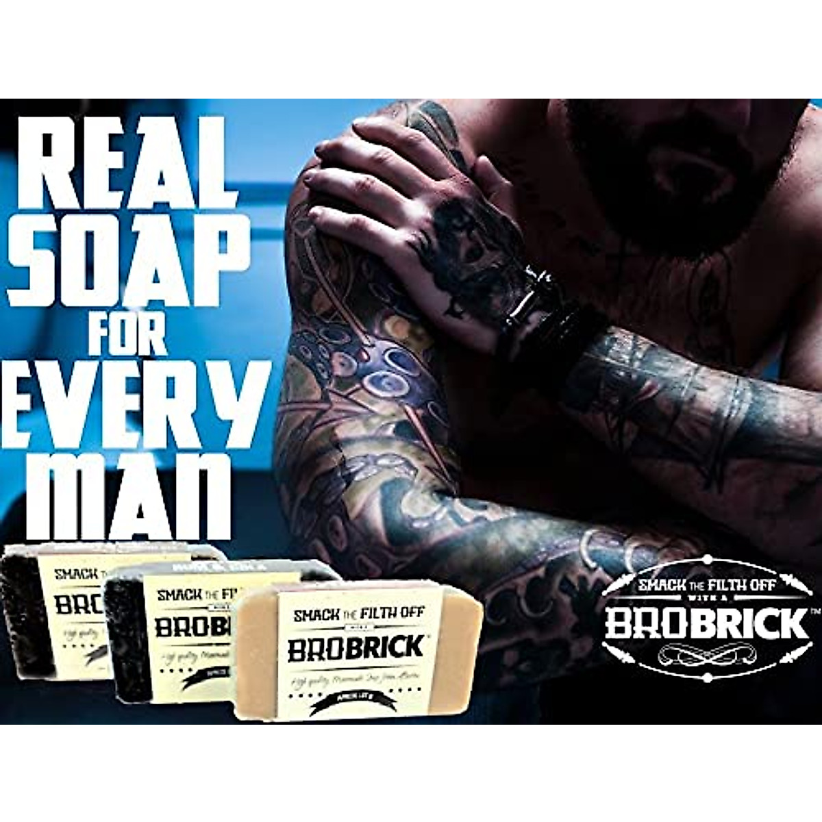 BRO BRICK VEGAN SOAP FOR MEN, BAR MIXOLOGY TRIO THREE PACK - RUM & COKE, OLD FASHIONED, WHISKEY CHOCOLATE - 100% VEGAN ALL NATURAL ECO FRIENDLY SOAP FOR ALL MEN | VEGAN MAN SOAP | BODY WASH | BEARD TREATMENT