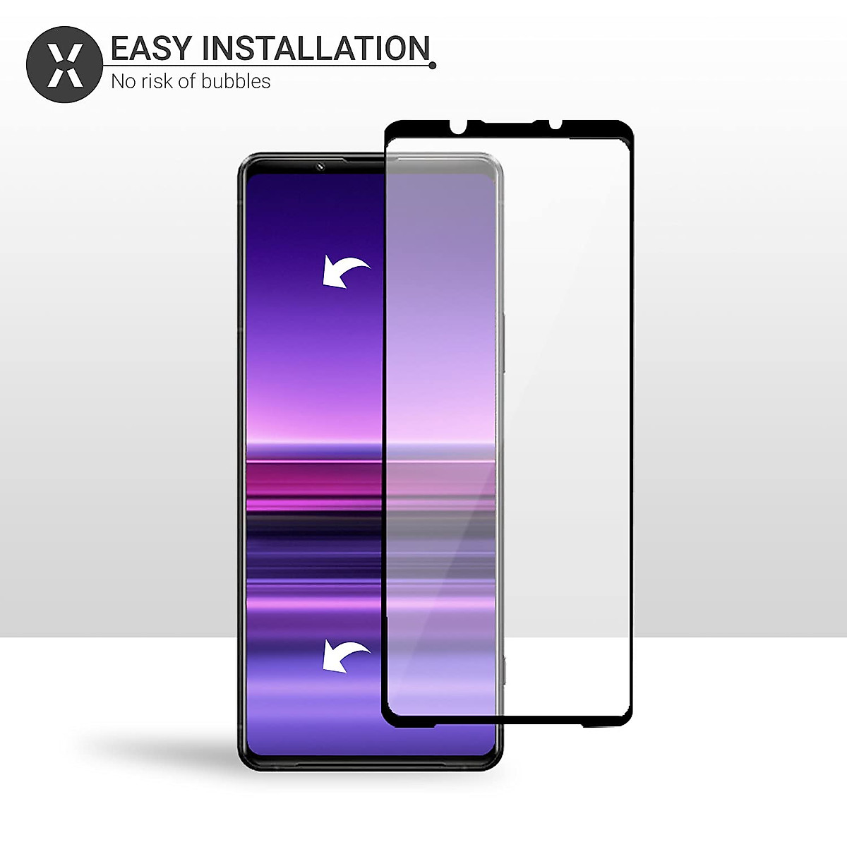 Olixar Screen Protector for Sony Xperia 1 III, Tempered Glass - Reliable Protection, Supports Device Features - Full Video Installation Guide