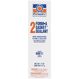 Permatex 80011 Form-A-Gasket #2 Sealant, 11 oz., Pack of 1
