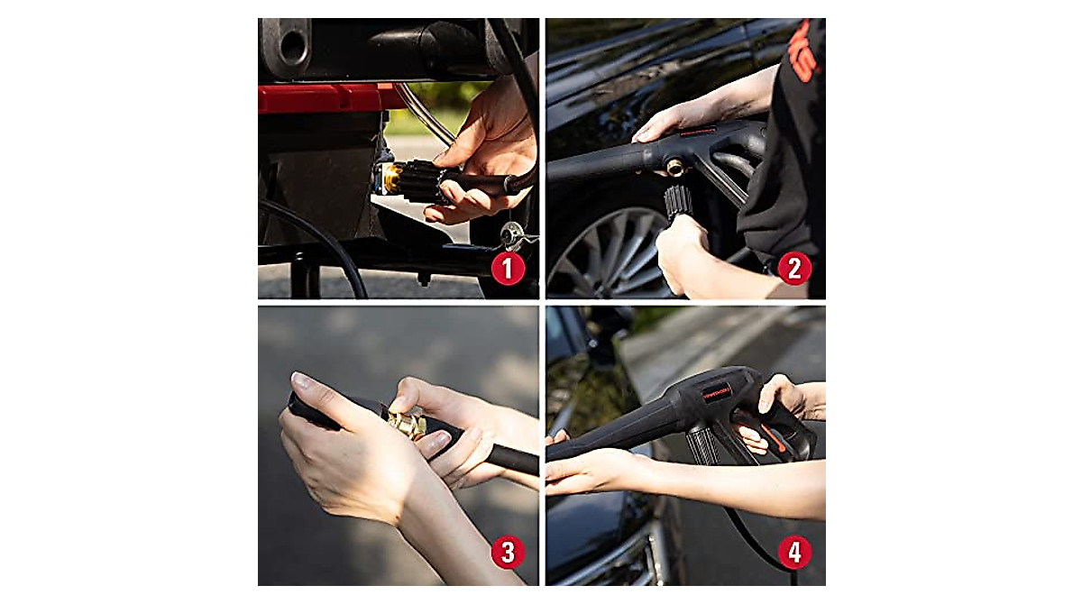 POWERWORKS 1800 PSI Electric Pressure Washer