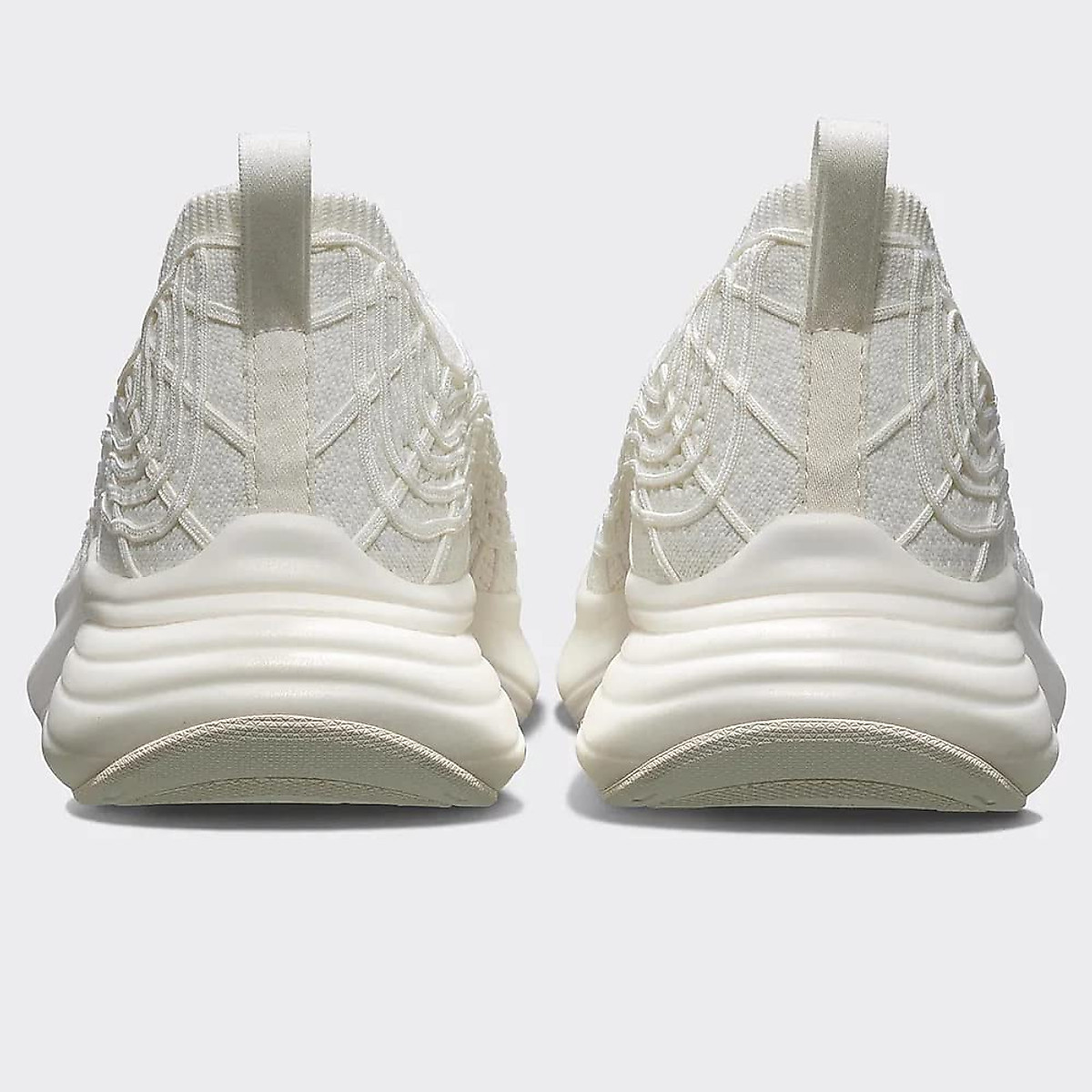 APL: Athletic Propulsion Labs Women's Techloom Zipline Sneakers, Ivory/Ivory/Black, 10.5