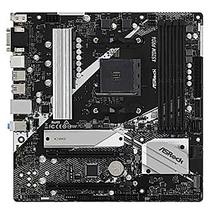 ASRock A520M Pro4 AMD Ryzen 3000/4000 Series (Soket AM4) Compatible with A520 Chipset, Micro ATX Motherboard [Domestic Authorized Dealer Product]