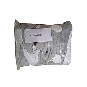 FashionFits Unisex Hoodie Jumpsuit Mouse Costume Pyjama Cosplay Sleepwear Gray XL