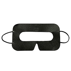 YinQin 50PCS Disposable VR Mask VR Headset Mask, Sanitary VR Eye Cover Mask, VR Eye Mask Cover, VR Headset Cover Mask Universal Mask for VR (Black)