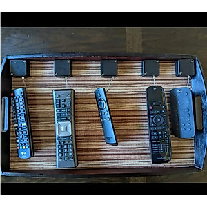LORADAR Retractable Cable Lock with Double-Sided Adhesive, Remote Control Security Lock , Remote Control Anti-Lost Rope for TV, DVD, Hardware Cable Lock ，No More Searching for The TV Remote .