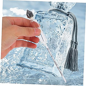 GRIRIW 3pcs Alcohol Meter Hydrometer Alcoholmeter Alcohol Proof Testers Alcohol Tester for Home Alcohol Test Alcohol Measuring Tools Wine Meter Thermometer Wine Testing Meter Glass