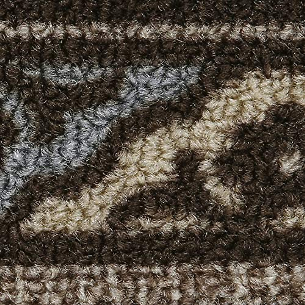 Maples Rugs Florence 2'6 x 3'10 Hallway Entry Kitchen Rugs Non Skid Washable Accent Area Mat [Made in USA], Coffee Brown