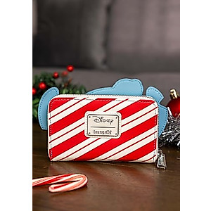 Disney: Lilo & Stitch - Stitch Holiday Snow Angel Glitter Zip Around Wallet