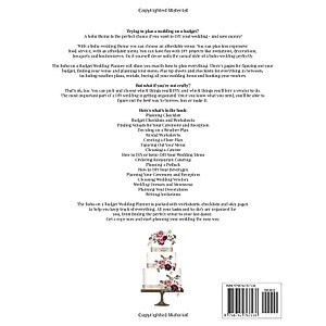 Boho on a Budget Wedding Planner: Workbook, Organizer and Notes for the DIY Bride