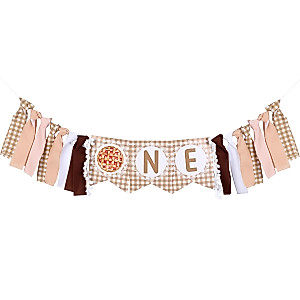 Balterever Cutie Pie 1st Birthday High Chair Banner Pie First Birthday Decorations Cutie Pie 1st Birthday Decorations Vintage Baking Cookie First Highchair Garland for One Cutie Pie Birthday Decor