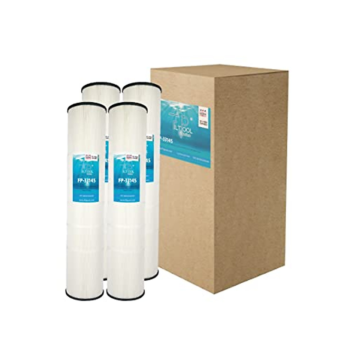 FILTPOOL FP-33145, Jandy CL580 CV580, R0357900, A0104100, Pleatco PJAN145, Unicel C-7482, Filbur FC-0820, FC-6415, 4Pack