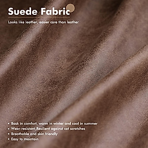 Mid Back Office Chair Mid Century Modern Executive Chair,Lumbar Support Ergonomic Home Office Desk Chair,Rolling Swivel Task Chair Task Chair Armrests Height Adjustable,350lbs (Dark Brown)