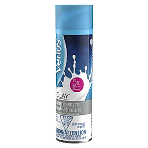 Gillette Venus with Olay Ultramoisture Women's Shave Gel, Water Lily Kiss, 6 Ounce (Pack of 6)