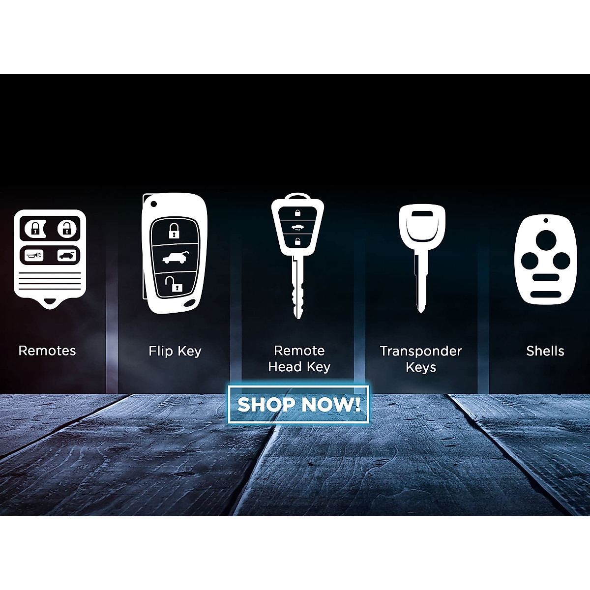 KeylessOption Keyless Entry Car Remote Uncut Ignition Flip Key Fob for Ford F150 F250 N5F-A08TAA