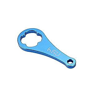 HSU Aluminum Thumbscrew Set + Wrench for Gopro Hero 11, 10, 9, 8, 7, 6, 5, 4, 3, Gopro Session, AKASO Campark and Other Action Cameras (Blue)