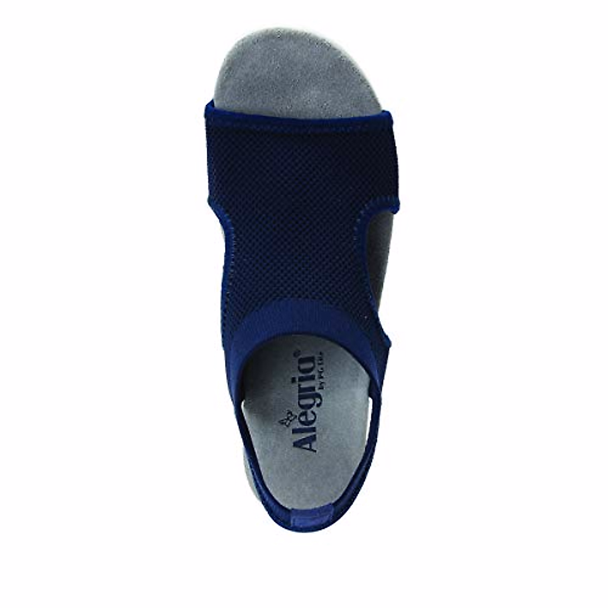 TRAQ by Alegria Qeen Womens Smart Walking Shoe Navy 7 M US