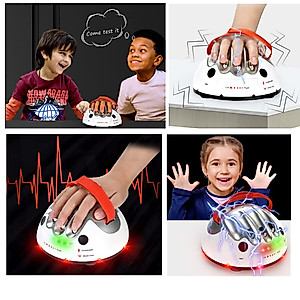Micro Electric Shock Lie Detector, Shocking Liar Party Game Interesting True or Dare Game Lie Detector Joke Toys Polygraph Entertainment Shock Game,The Best Gift for Truth Game Toys