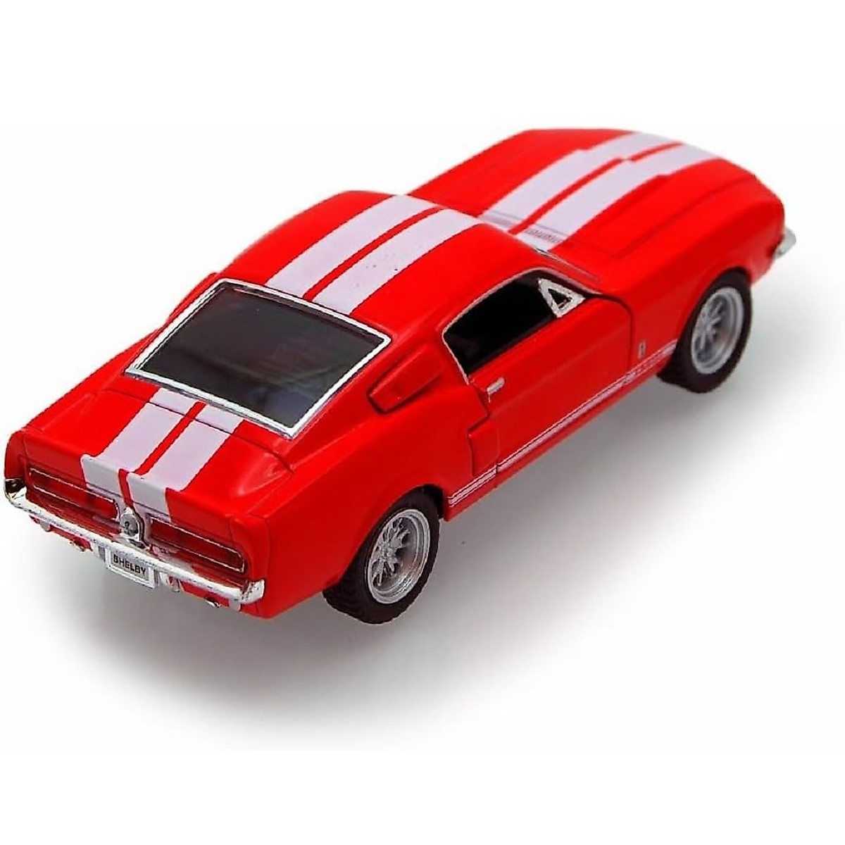 KiNSMART 1967 Ford Shelby Mustang GT500 Red 1:38 Scale 5 Inch Diecast Model Toy Car