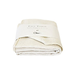 Nawrap 100% Organic Cotton, Face Towel, Ivory