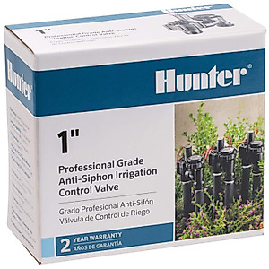 HUNTER Industries RTL0502PGV101ASV Hunter 1"" PGV-ASV Anti-Siphon Irrigation Valve, Black", small