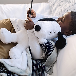 Animal Adventure®| Peanuts®| Snoopy Cuddle Bundle™| 2-in-1 10" Plush & 28"x 34"Blanket Bundle