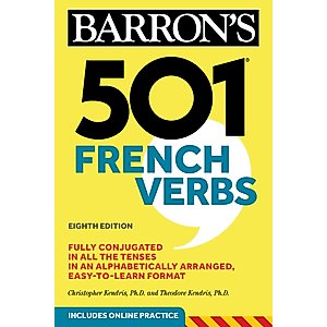 501 French Verbs, Eighth Edition (Barron's 501 Verbs)