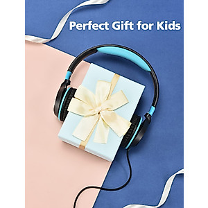 Headphones for Kids School, Kids Headphones Wired with 94dB Volume Limited for Boys Girls, Foldable Stereo Kids Headphones, Child Headphones on Ear for Study Tablet Airplane School