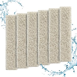 HiTauing 6 Count Ammonia Reducer Filter Pads for aqueon，Fish Tank Filter Pads for QuietFlow LED PRO Model 20 and 75