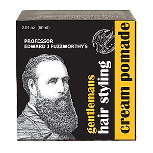 Professor Fuzzworthy's Gentlemans Hair & Beard Styling Pomade - Leave in Conditioner All Natural Men's Grooming with Leatherwood Honey & Essential Plant Oils | Handmade on Tasmania Australia
