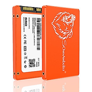 Somnambulist sata3 ssd 120gb 240gb 480gb 960gb 2.5 inch Hard Drive sata3 HDD ssd Laptop 2tb Solid State dr (Orange Bear 960GB)