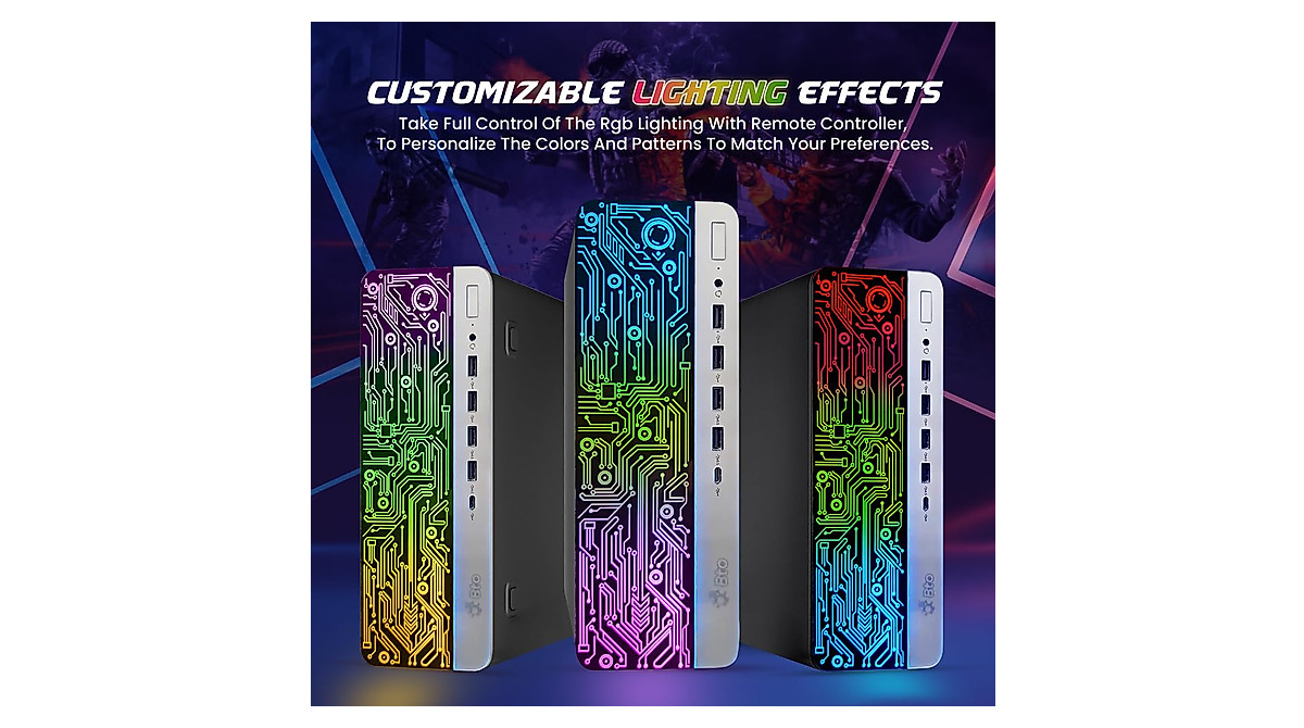 BTO RGB Gaming PC and Monitor Bundle - Intel Core i5-6th Gen, 16GB DDR4 ...