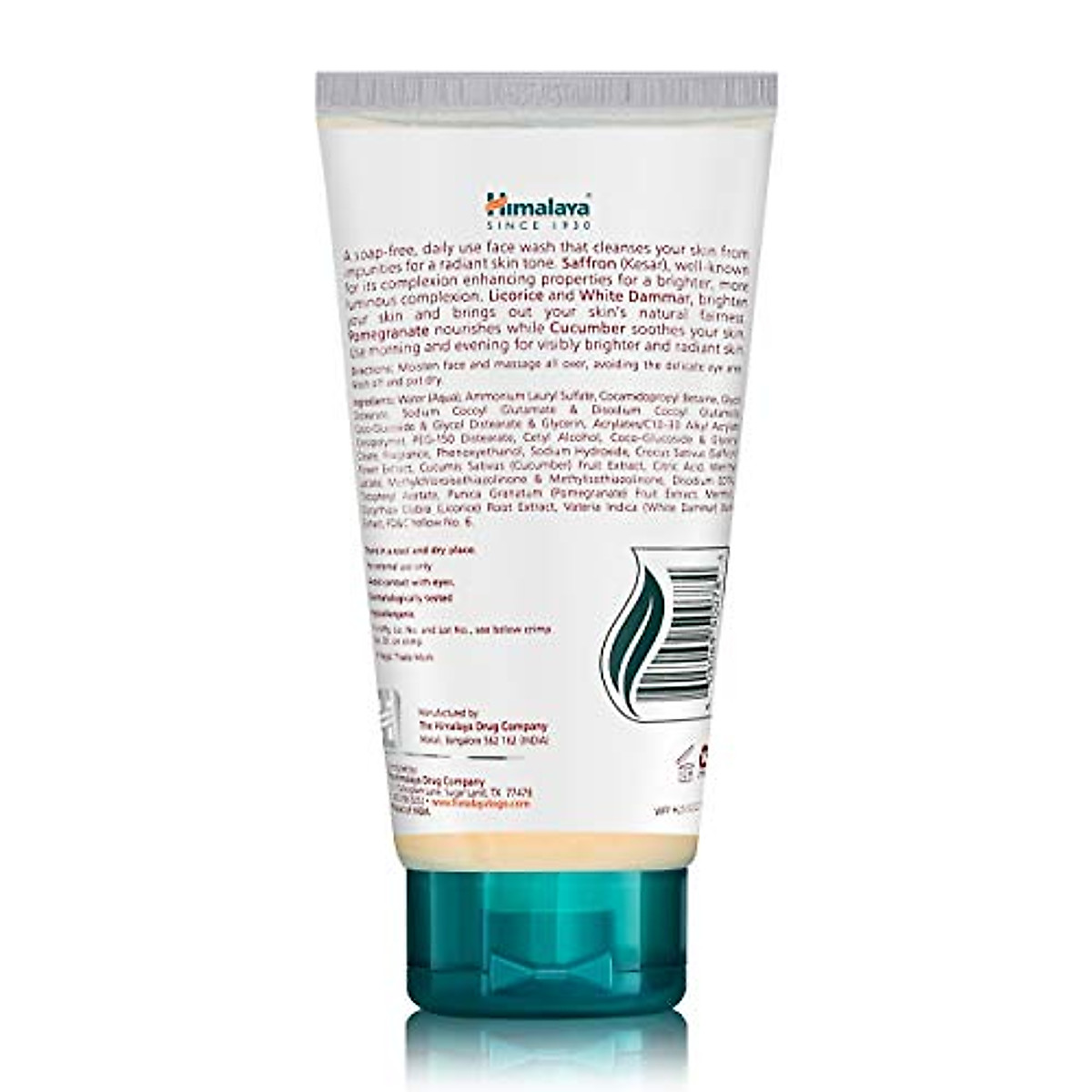 Himalaya Clean Complexion Brightening Face Wash for Clear & Glowing Skin and More Even Skin Tone 5.07 oz