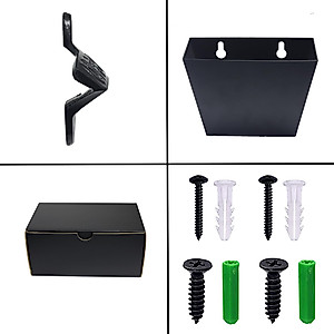 Luwanburg Black Cast Iron Bottle Opener Wall Mounted with Cap Catcher Bundle for Man Cave Garage Bar Gifts