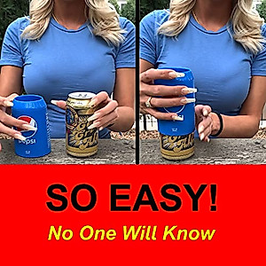 Akkeel Direct Beer Can Covers, Beer Sleeve, Can Cover with Easy On & Off Design - Perfect for Outdoor Parties, Parks, Travel, Beach & Sporting Event – Ultimate Solution to Hide a Beer – Pack of 6