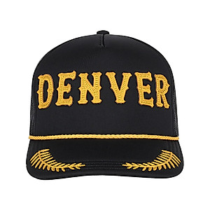Local Crowns Generic Fish Collection Curved Trucker Colorado Adjustable Light Gray Snapback Cap