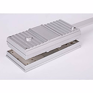 Champagne Drop-Down Wardrobe Hanging Rail, Hanger Soft Reset, Adjustable Closet Rod Wardrobe Lifter Storage Rack, Save Space, Load 30KG (Size : 510-660mm)