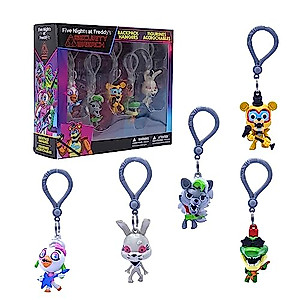 Five Nights at Freddy's Security Breach Backpack Hangers S1 Collector's Box