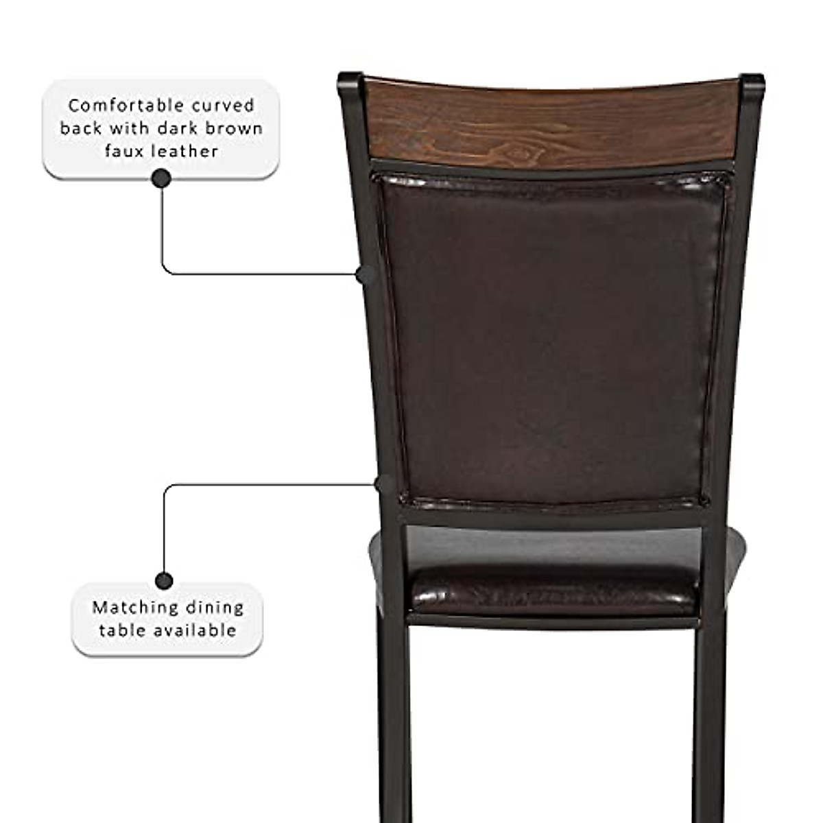 Powell Furniture Franklin Dining Group, Dark Brown