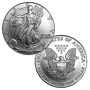 1999 Silver Eagle In US Mint Gift Box $1 Brilliant Uncirculated