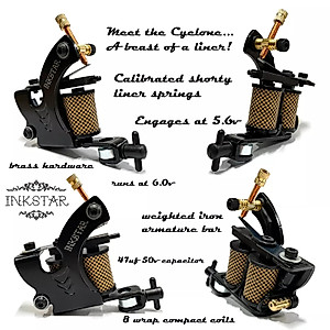 Tattoo Kit Inkstar Tattooing Set (Ace C + 40 TrueColors + Case)