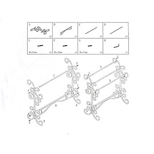 Frenchi Home Furnishing Blanket Rack, 35.5"H, Black