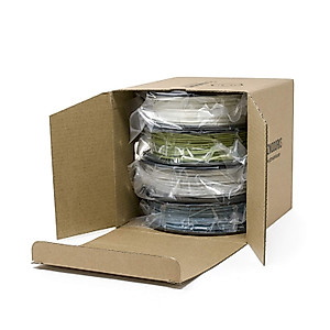 Gizmo Dorks PLA 3D Printer Filament 1.75mm 200g, 4 Color Pack - Marble, Glitter Blue, Glow Green, Change Green Yellow